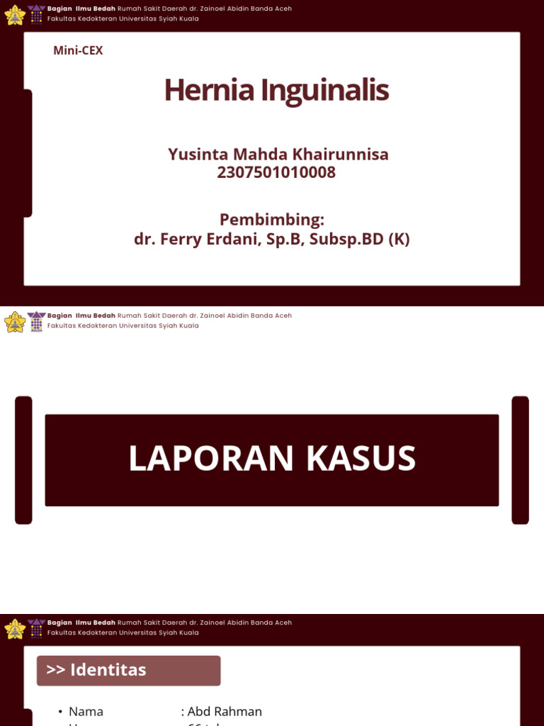 Hernia Inguinalis | PDF