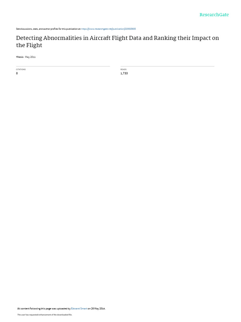FDM Thesis | PDF | Risk | Flight Recorder
