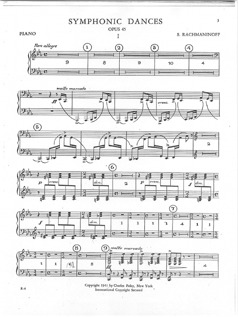 Rachmaninoff Symphonic Dances Piano | PDF