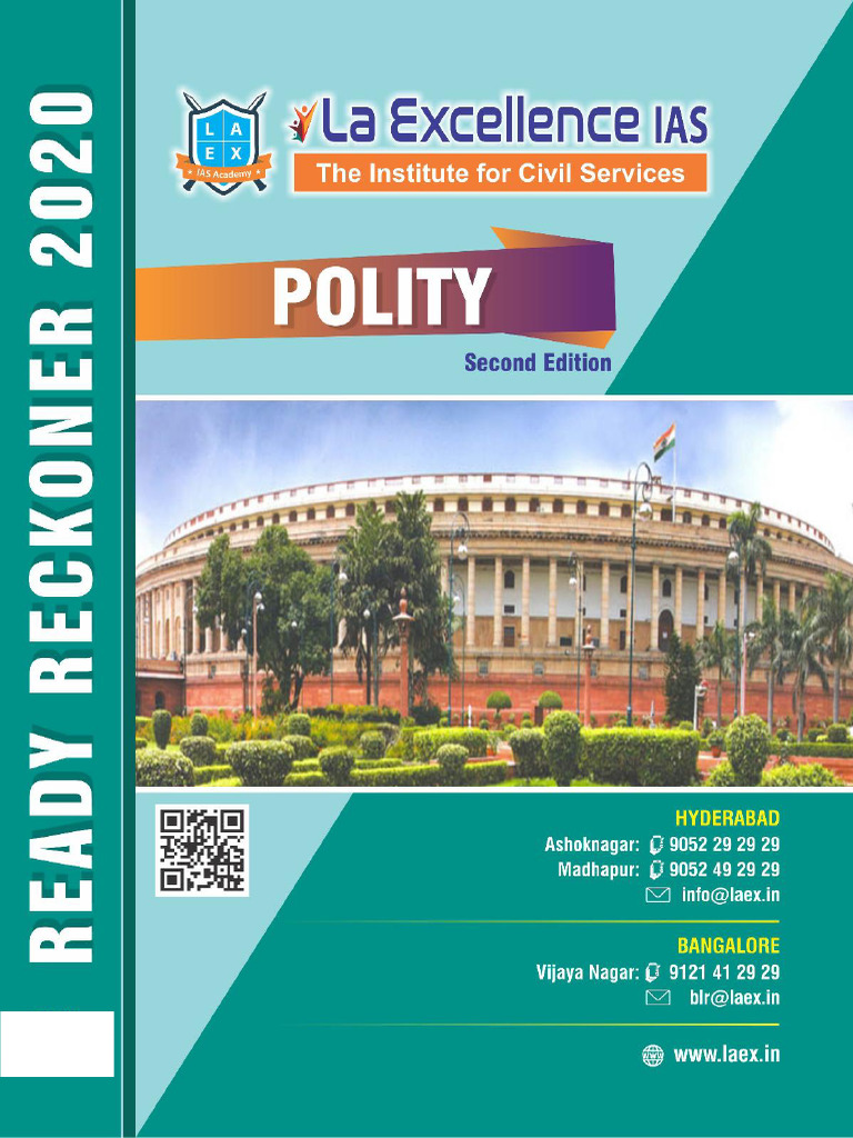 LA Excellence Polity Ready Reckoner | PDF | Governance | Public Law