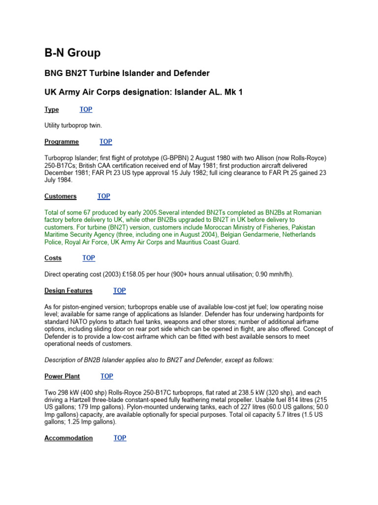 Group 3 - BNG - Bn2t | PDF | Aviation | Aircraft