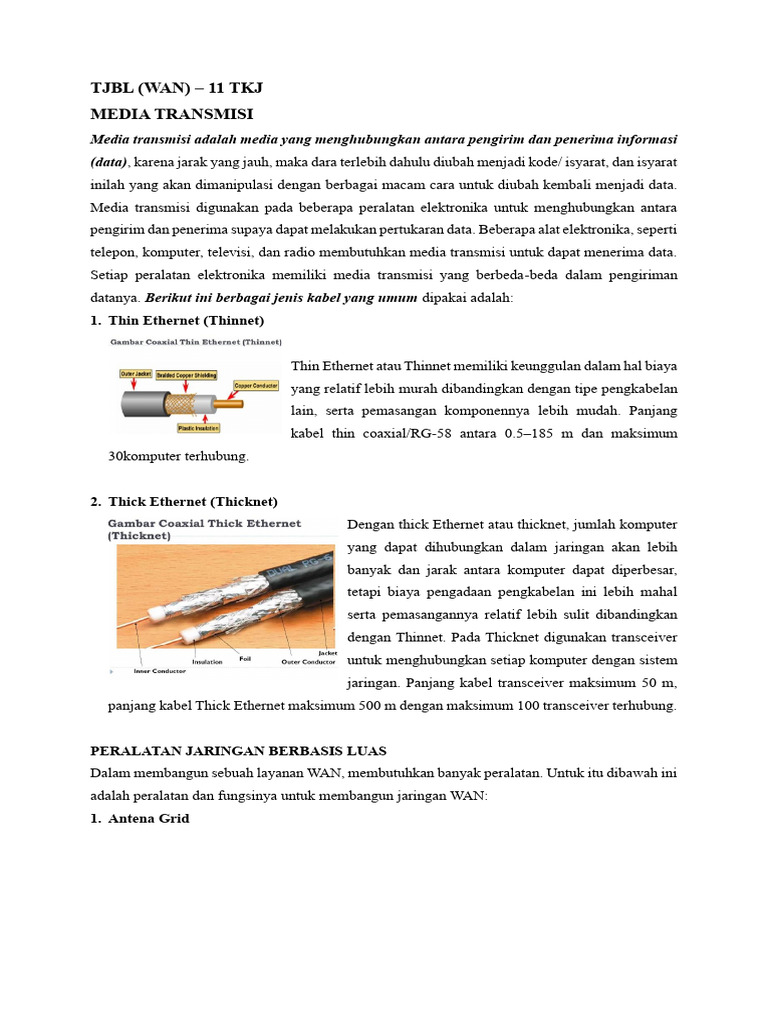 TJBL (Wan) - 11 TKJ | PDF