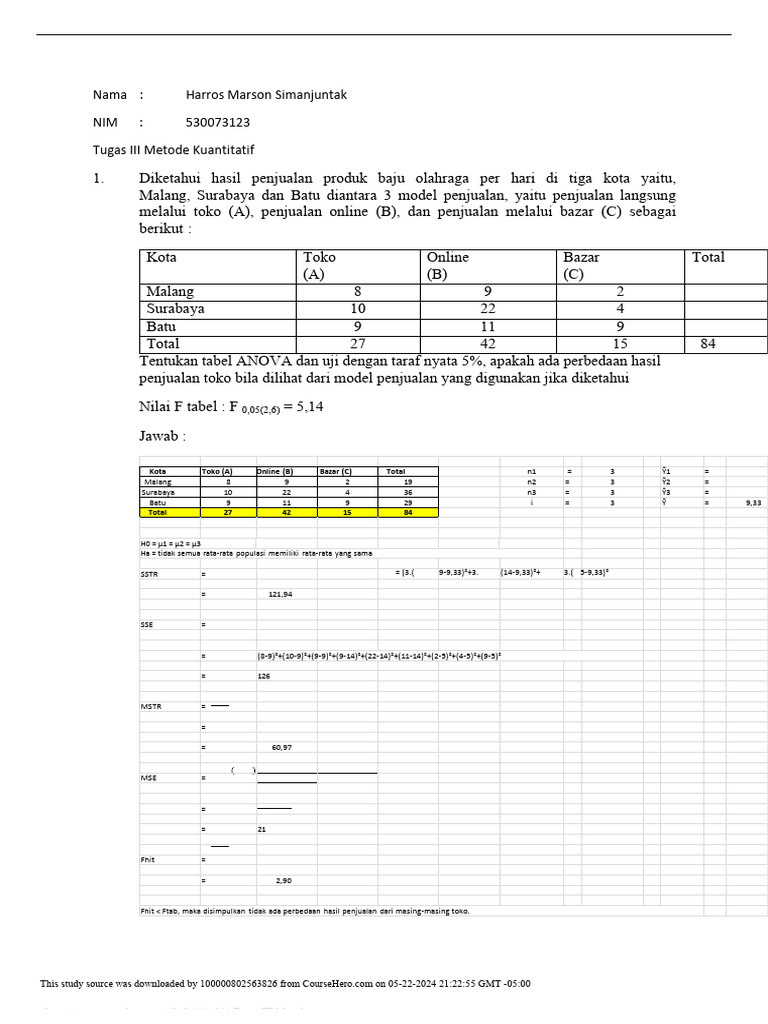 Tugas_III_Metode_Kuantitatif.pdf | PDF