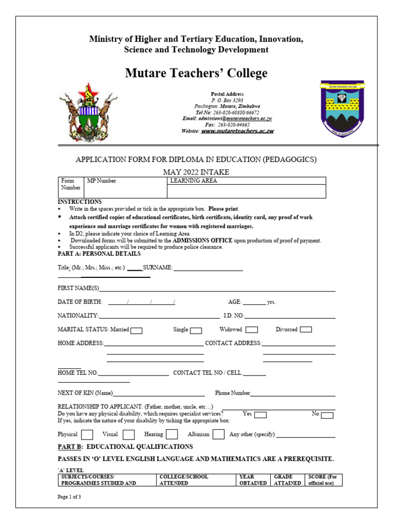 Application Form - May 22 Peds | PDF | Diploma | Academic Degree