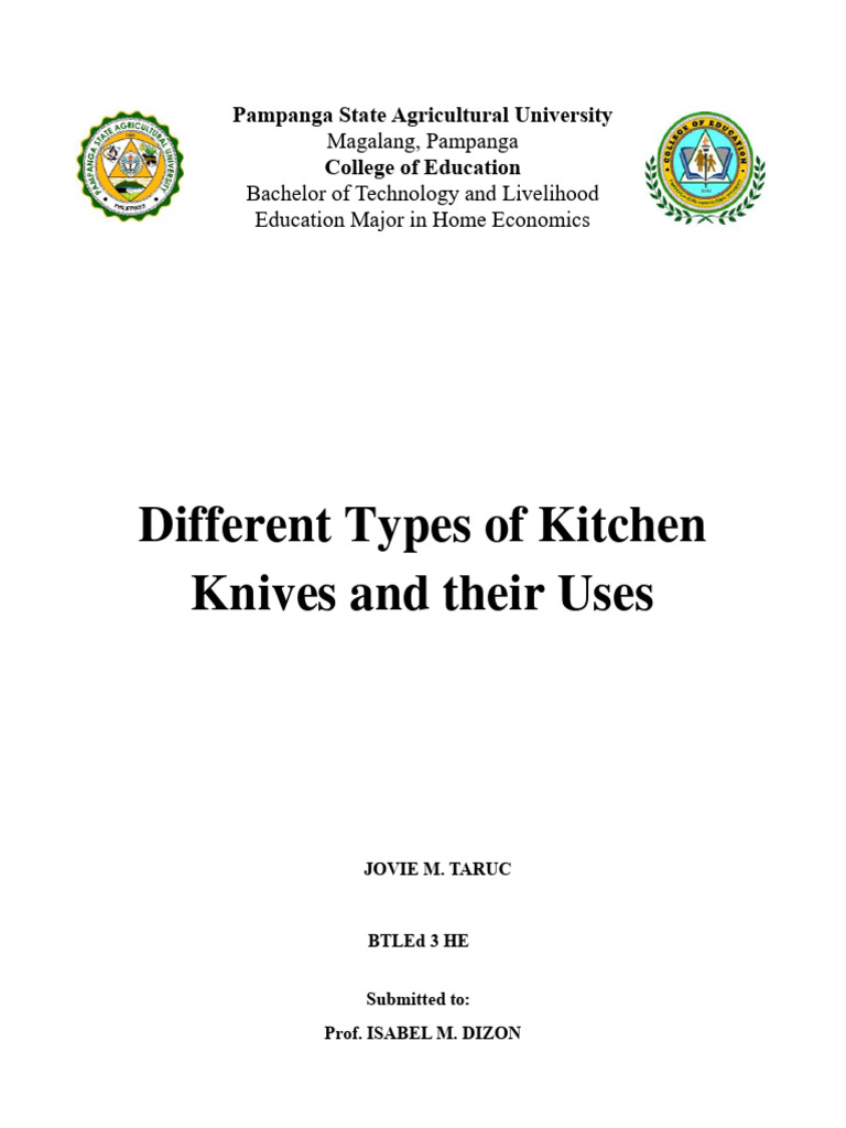 DLP Kitchen Knives | PDF | Knife | Blade Weapons