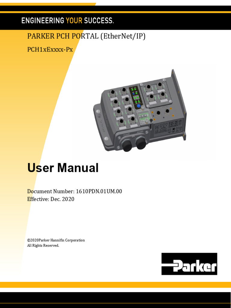 PCH Network Portal EthernetIP User Manual | PDF | Power Supply | Computing