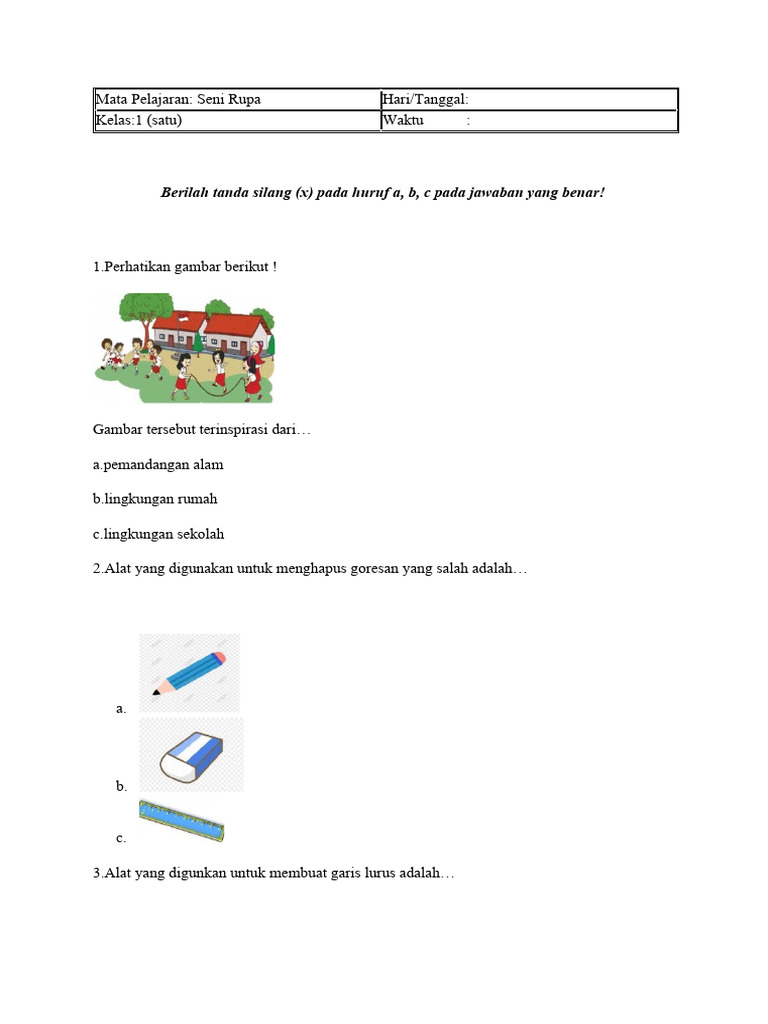 Seni Rupa Semster 2 | PDF | Metode & Bahan Ajar | Seni