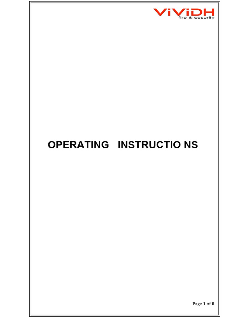 15.operating Instructions | PDF | Electrical Engineering | Manufactured ...