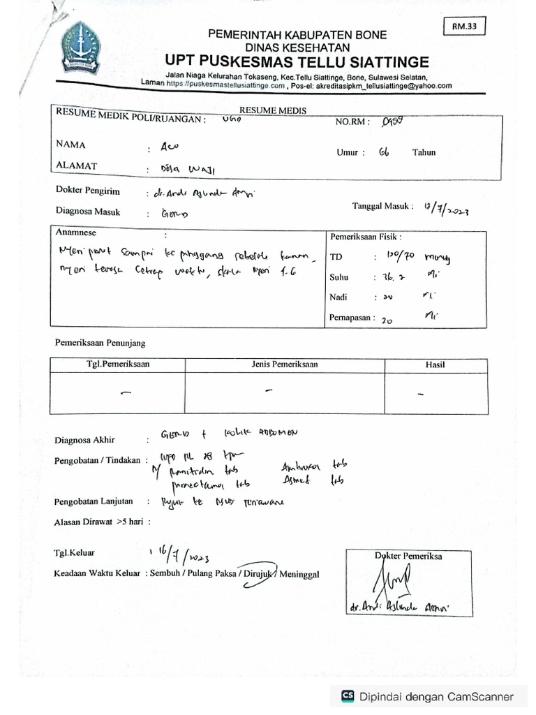 b.D2 Bukti Pelaksanaan Rujukan Yang Berisikan Komunikasi & SBAR Sebelum ...
