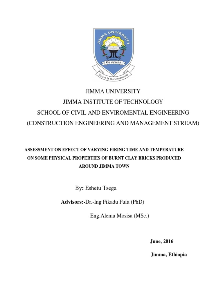 MSC Thesis Final of Final Submitted Last Draft - For Externa | PDF | Brick | Natural Materials