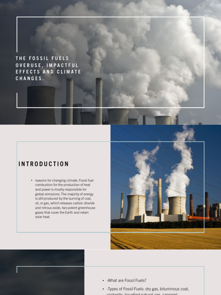 Fossil Fuels: Overuse and Climate Impact | PDF | Alkane | Petroleum