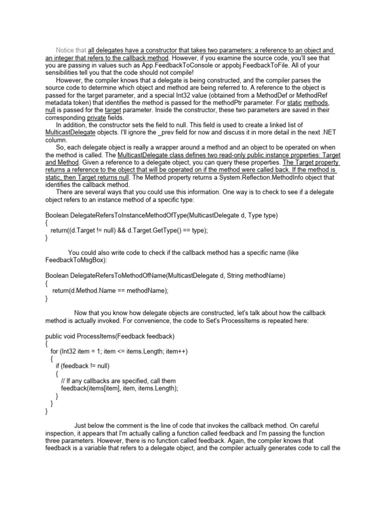 Delegates Part 3 Pdf Method Computer Programming Programming 