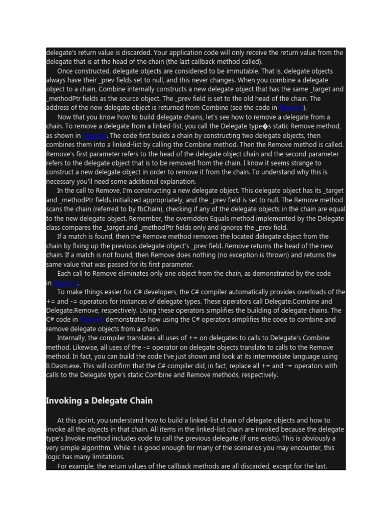 Delegates Part 7 Pdf Method Computer Programming C Sharp Programming Language