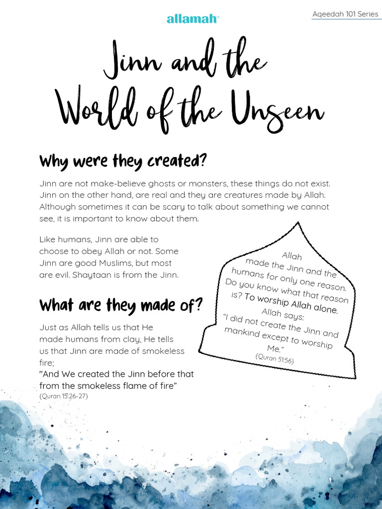 Jinn and The World of The Unseen | PDF | Religious Belief And Doctrine ...