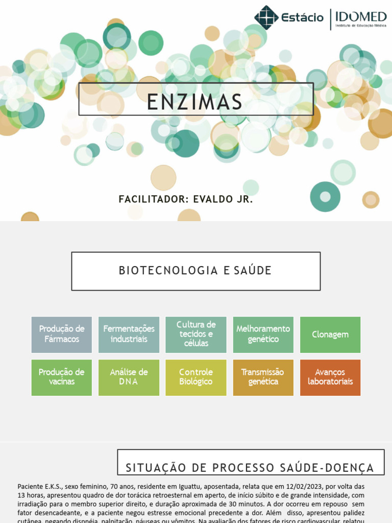Aula Enzimas | PDF | Enzima | Inibidor de enzimas