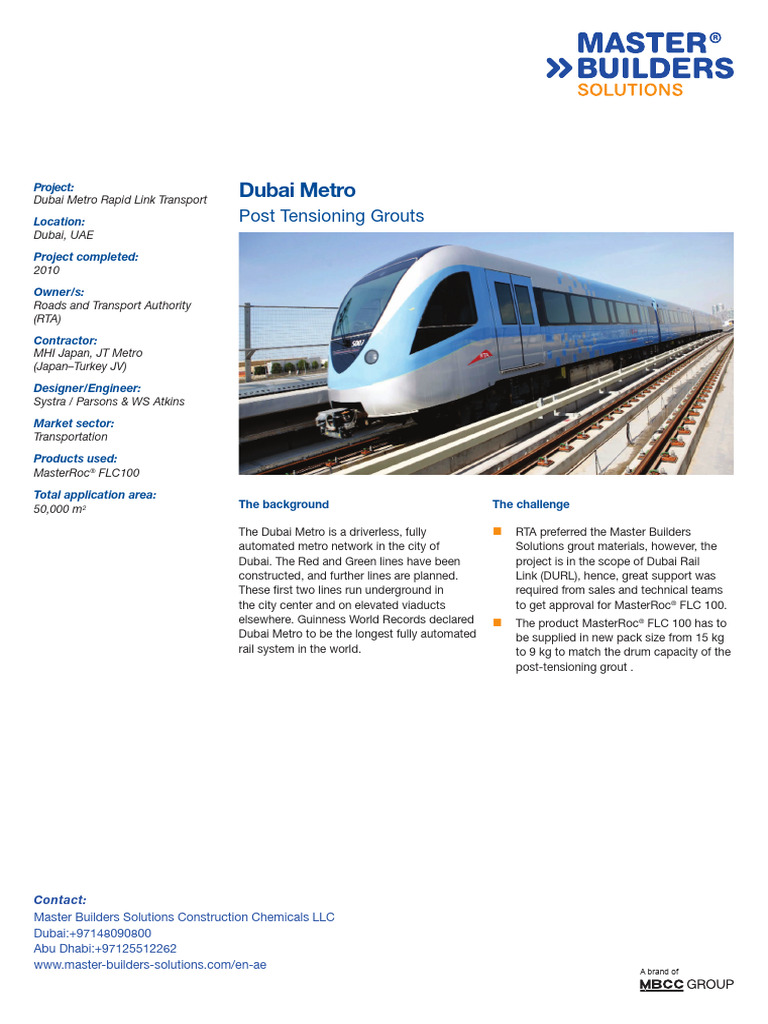 Master Builders Solutions | PDF