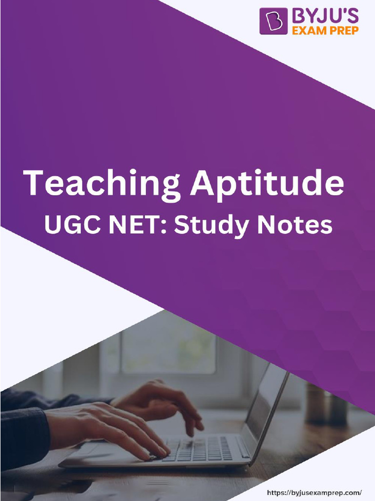 Teaching Aptitude Notes for UGC NET | PDF | Educational Technology ...