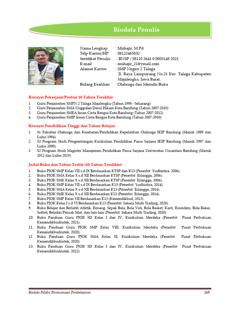 16 Biodata Penulis Penelaah Sma X 28 06 2022 Final Pdf