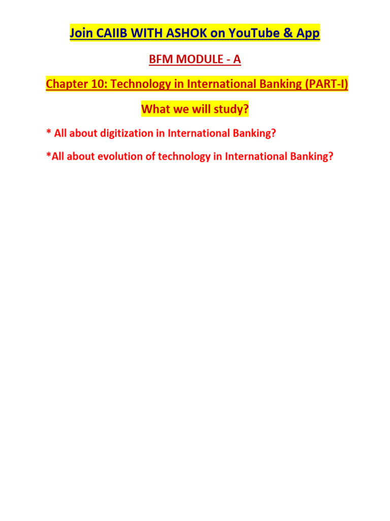 BFM CH 10 Full PDF | PDF | Analytics | Banks