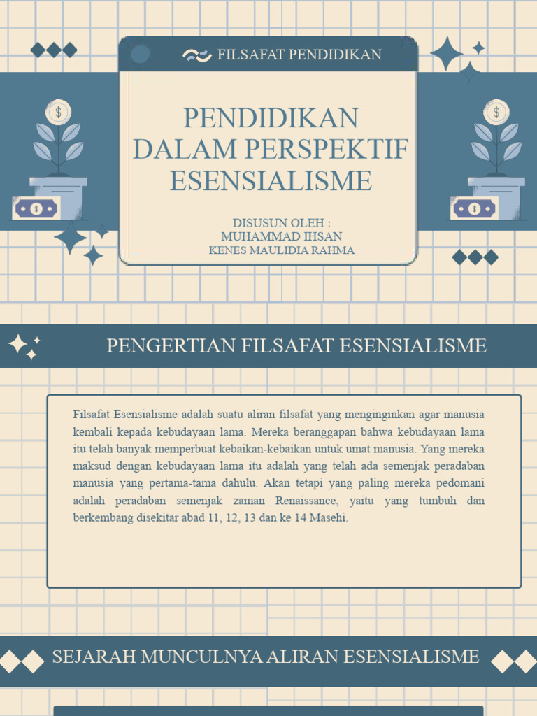 Filsafat Pendidikan Esensialisme: Pandangan dan Sejarah | PDF