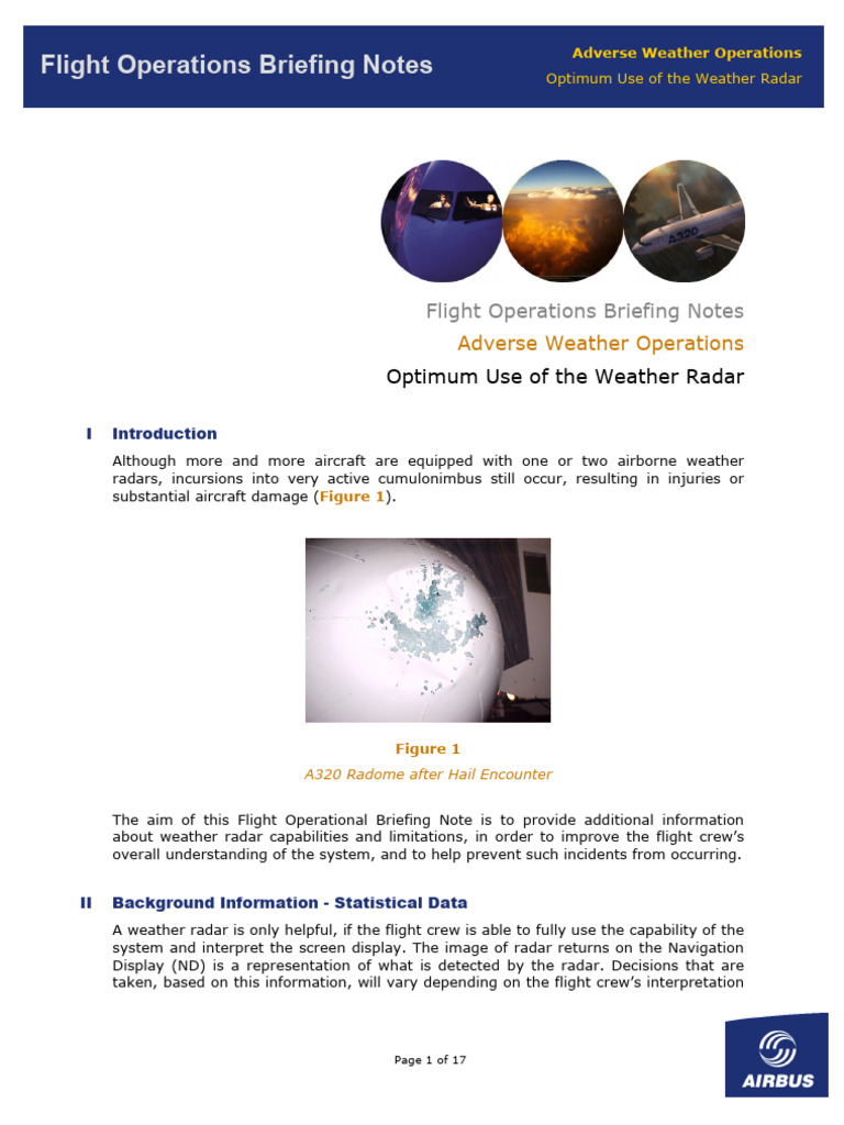 5.optimum Use of The Weather Radar | PDF | Radar | Hail