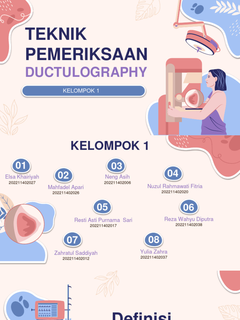 Teknik Pemeriksaan Ductulography (Kelompok1) | PDF