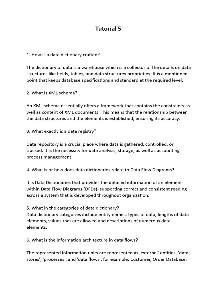 ITSU2004 - Tutorial 5 | Download Free PDF | File Format | Xml