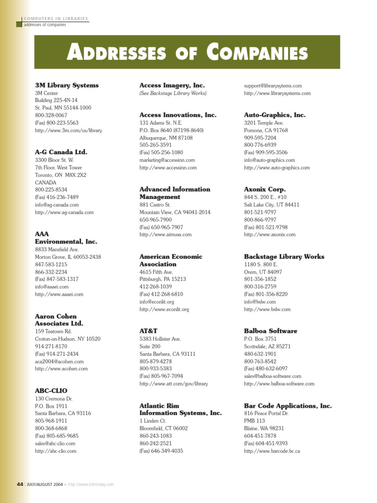 Addresses | Download Free PDF | World Wide Web | Internet & Web