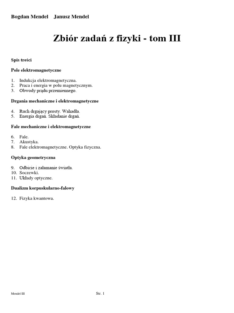 Mendel III 2020 | PDF