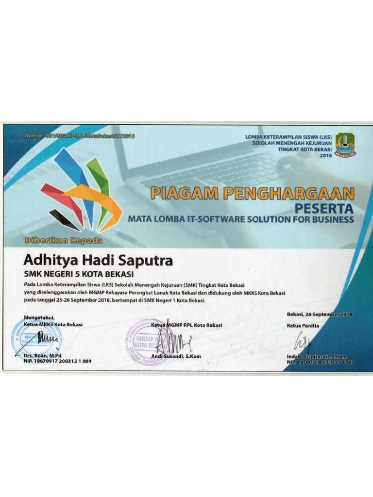 Certif Lomba | PDF