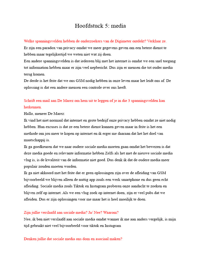 Ndls-Hoofdstuck 5 Media | PDF