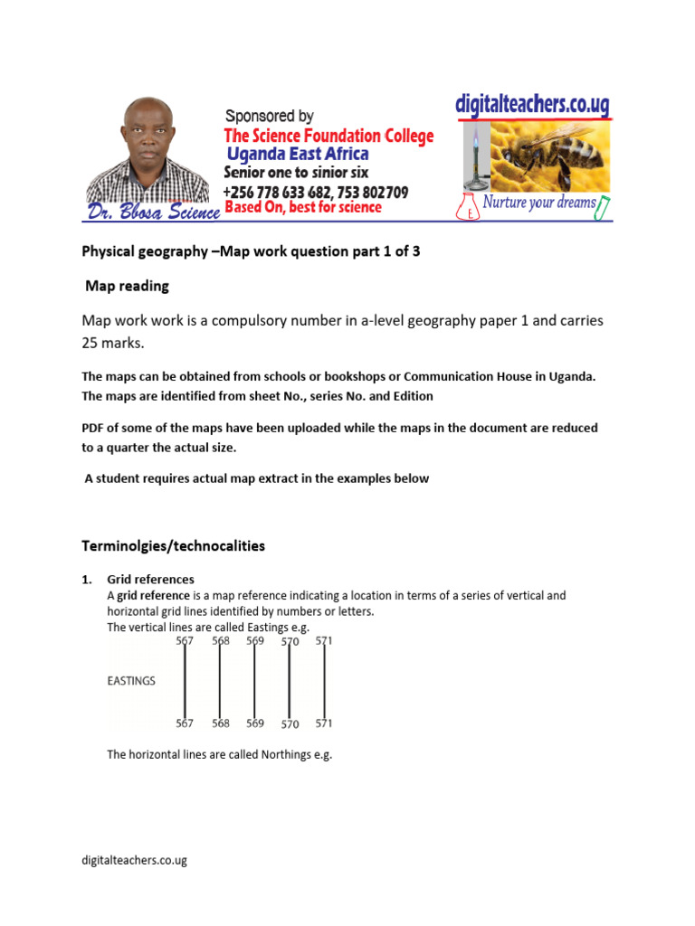 @Jp13 Physical Geography Advanced Level Map Work Part 1 of 3 2 | PDF ...