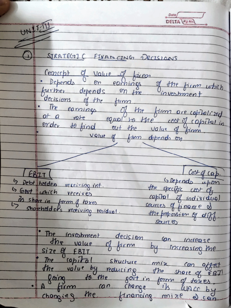 FM Unit 3 (Theory) | PDF
