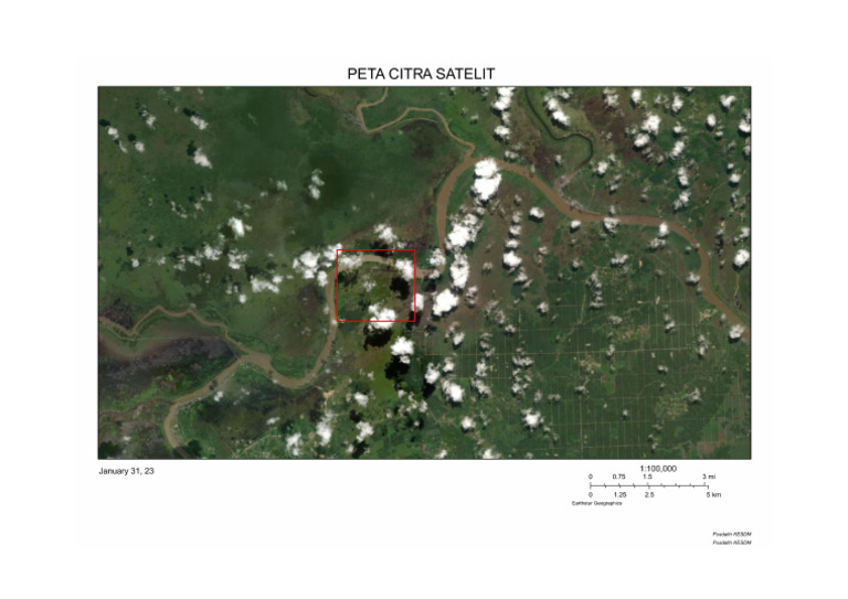 Peta Citra Satelit - Kaltim | PDF