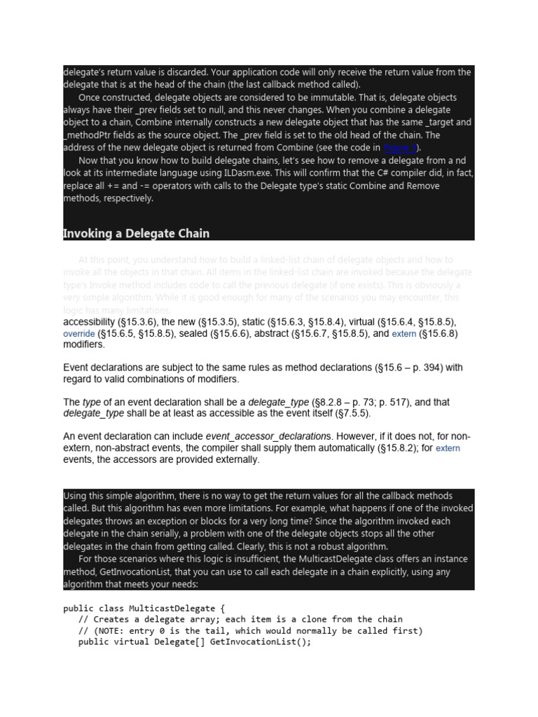 Delegates Part 13 Pdf Class Computer Programming Method Computer Programming 3333