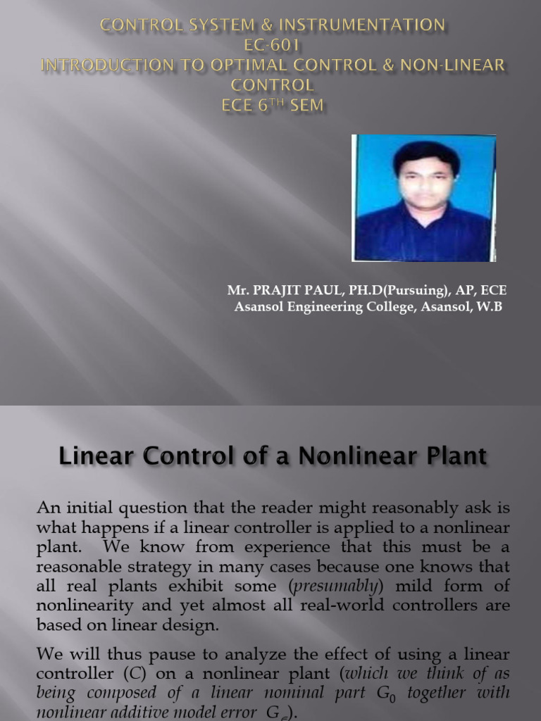 Lec 40 CTRL (2) - Merged (1) - 1-10 | PDF | Function (Mathematics) | Nonlinear System