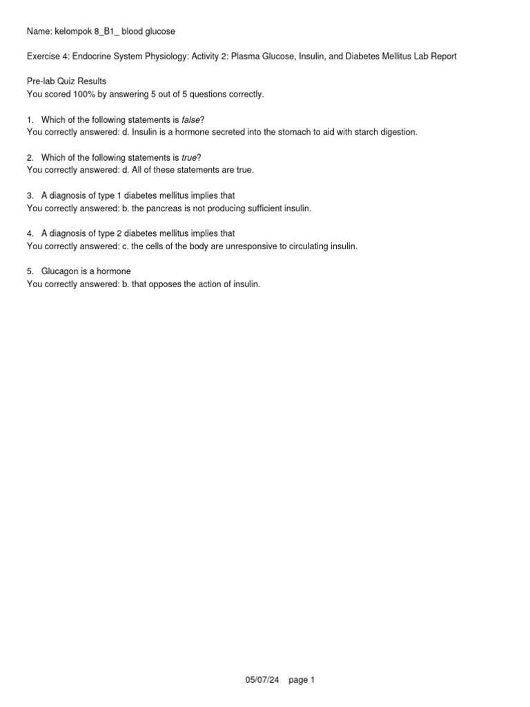 Drylab Glucose | PDF