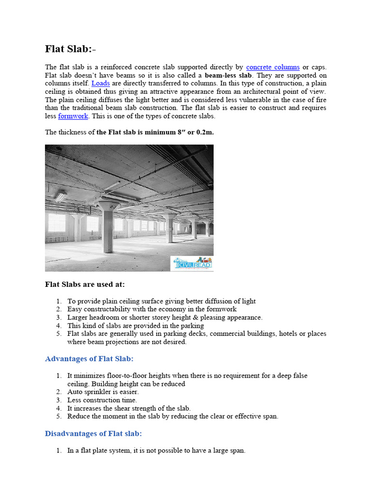 Slabs | PDF | Concrete | Prestressed Concrete