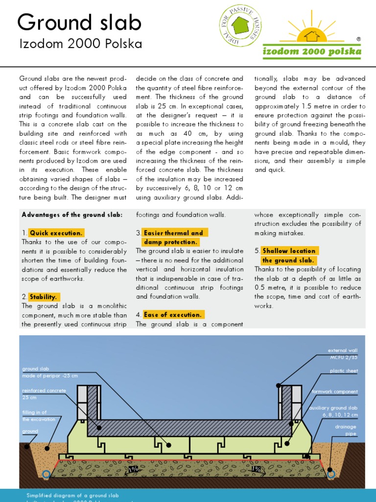 Insulated Foundation Slab | PDF | Concrete | Foundation (Engineering)