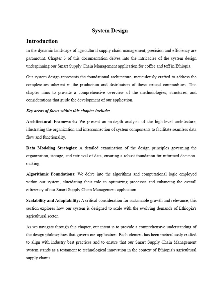 Smart Supply Chain System Design | PDF | Databases | Computer Security
