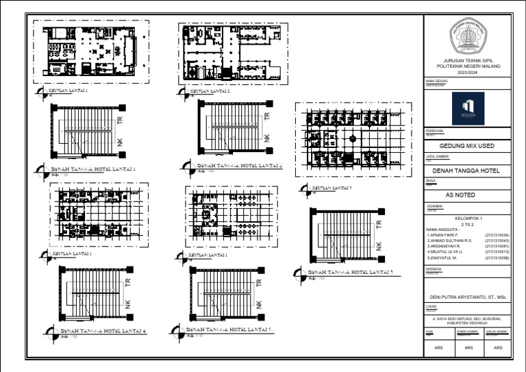 Denah Tangga Hotel | PDF | Home | Bathroom