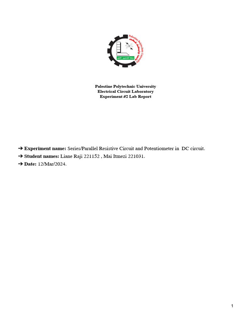 Exp | PDF | Resistor | Electrical Network