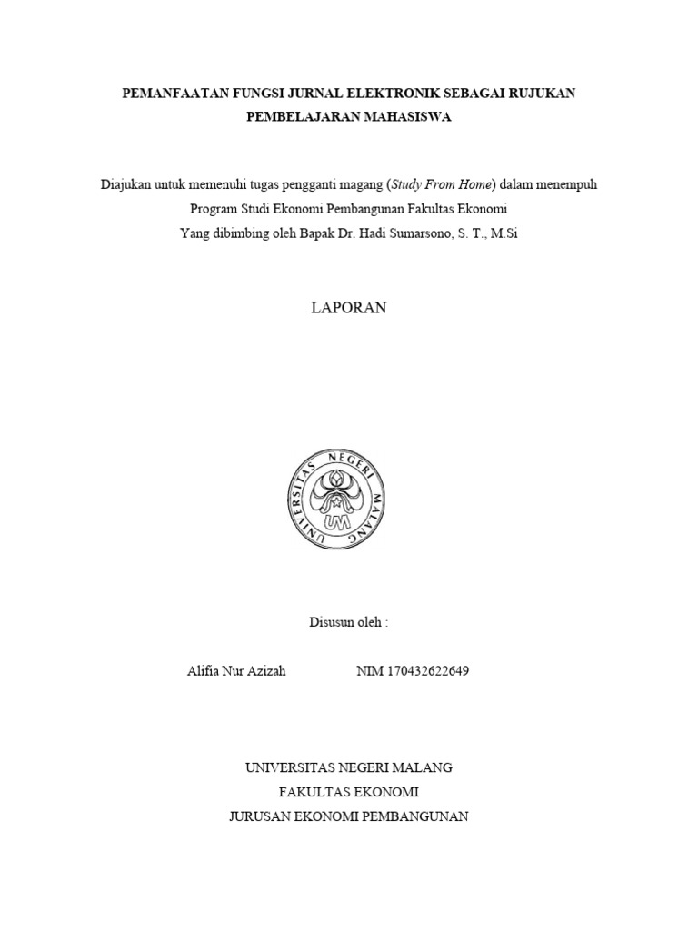 Alifia Nur Azizah - Laporan KPL Nondik | PDF