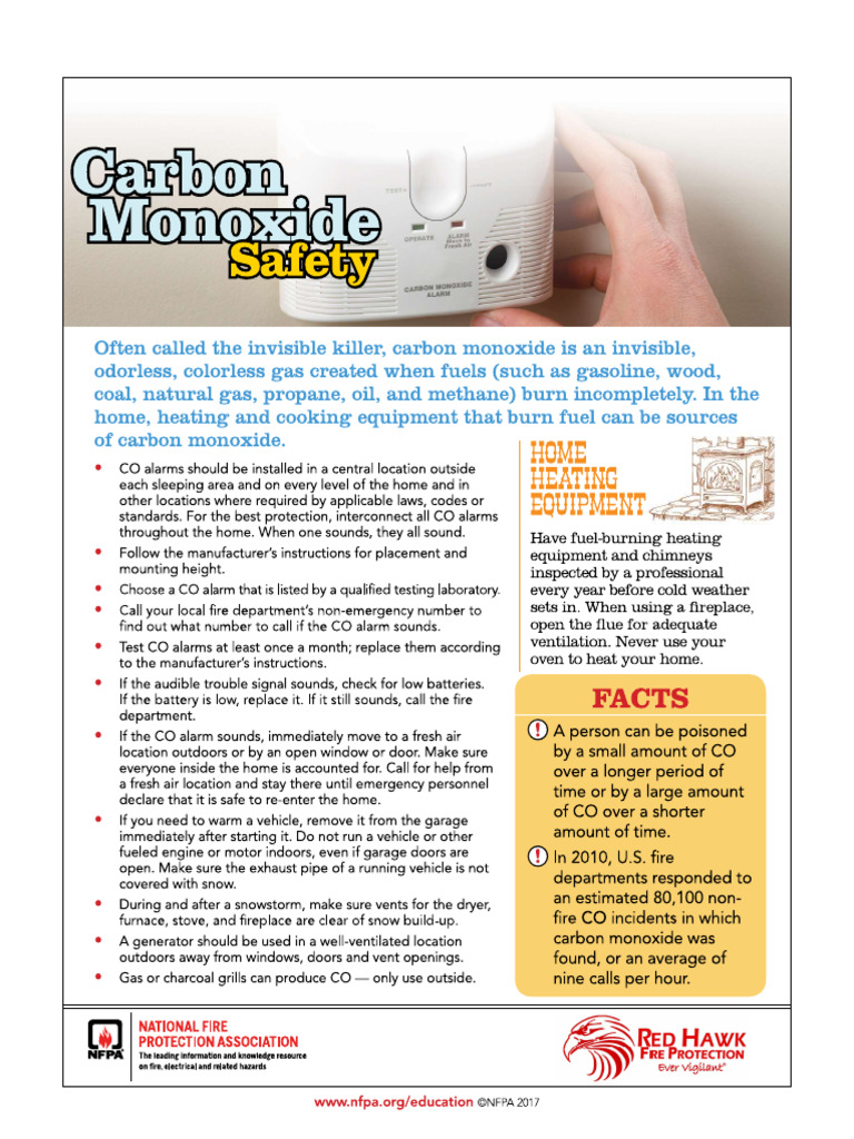 Carbon Monoxide Safety | PDF