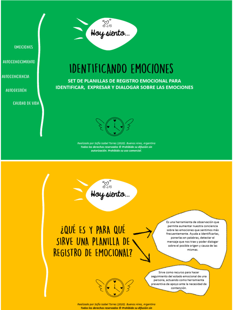 Conciencia Emocional 4identificando Emociones (1) (1) - 1 | PDF | Las ...