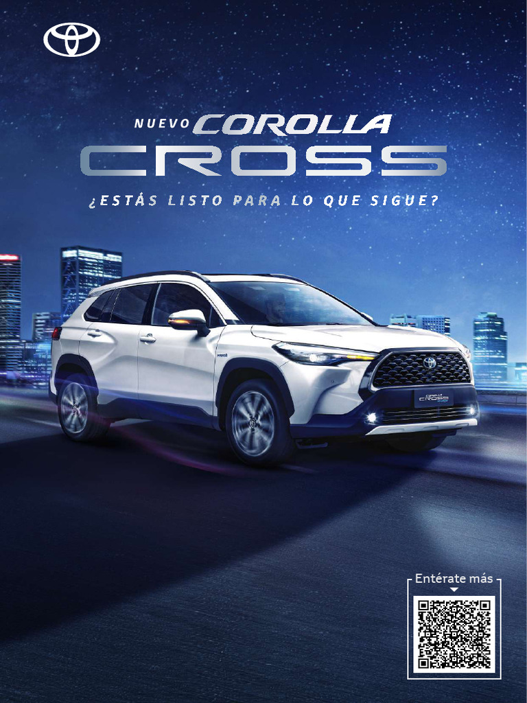 Pas0208-0124 Catalogo Corolla Cross | PDF | Vehículo Híbrido Eléctrico | Concesionario de coches
