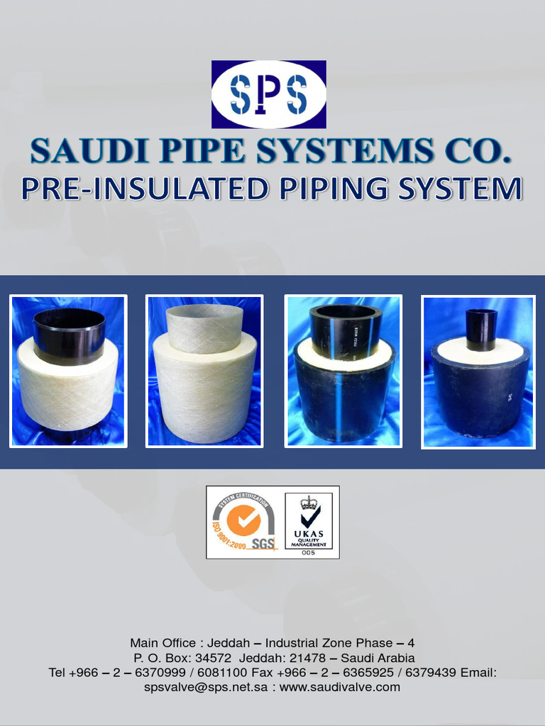 Pre-Insulated Piping Solutions in KSA | PDF | Materials | Building ...
