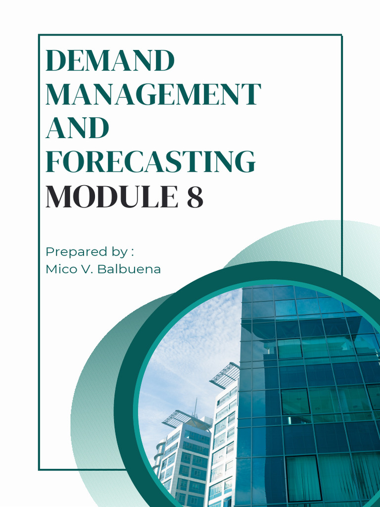 Module 008 | PDF | Forecasting | Applied Mathematics