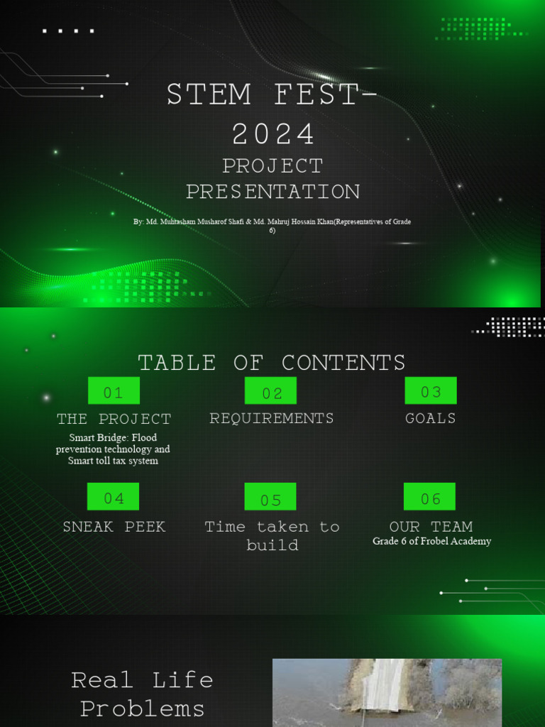 Stem Fest-2024 Project Presentation | PDF | Science, Technology ...