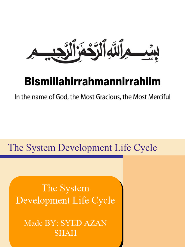 The Sdlc System Development Life Cycle | PDF | Feasibility Study ...
